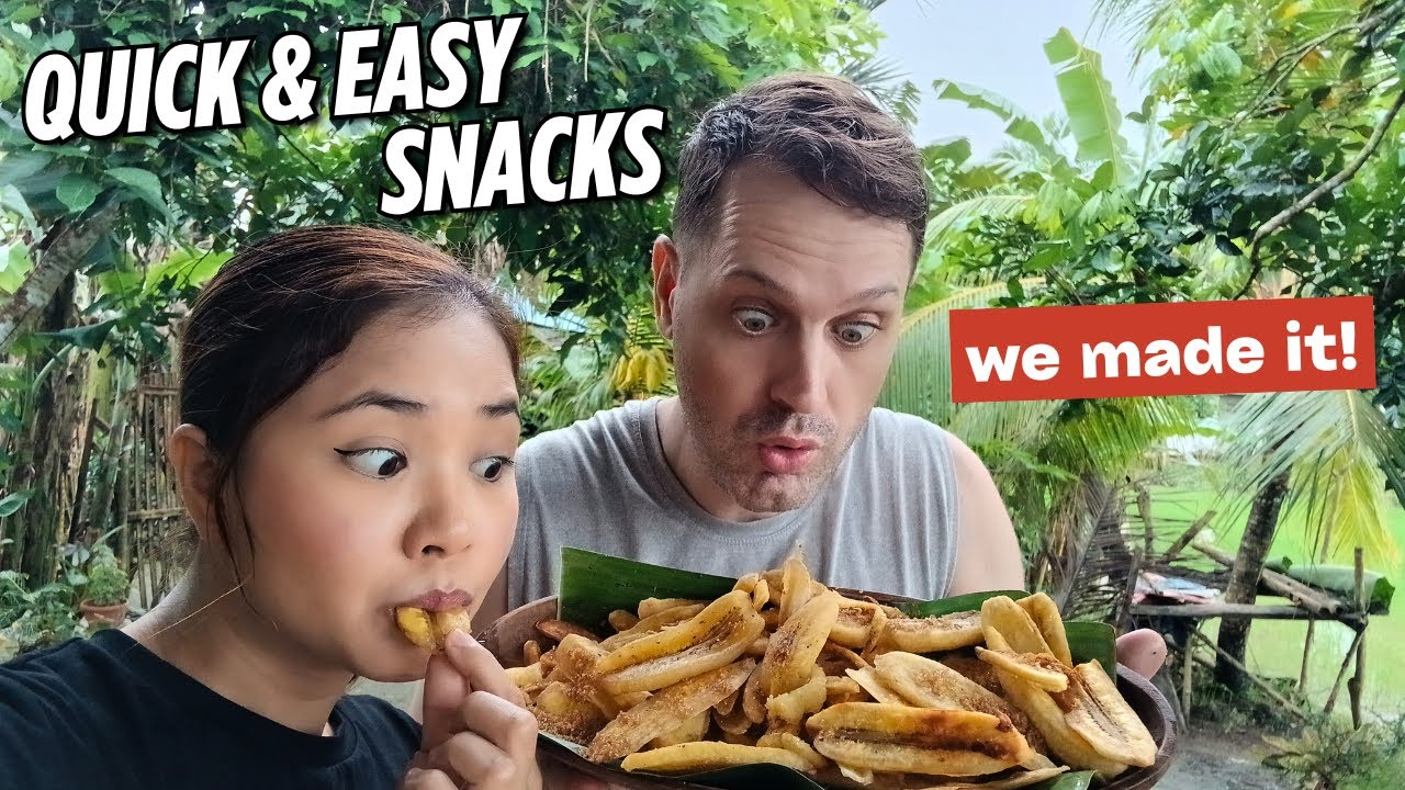 I cooked his favorite snacks in the Philippines.🤩 - YouTube