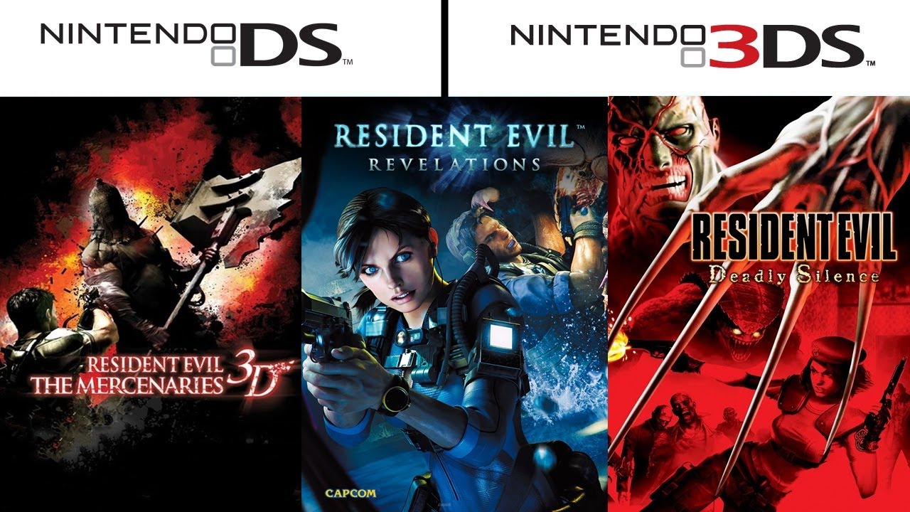 All Resident Evil Games on Nintendo DS and Nintendo 3DS - YouTube