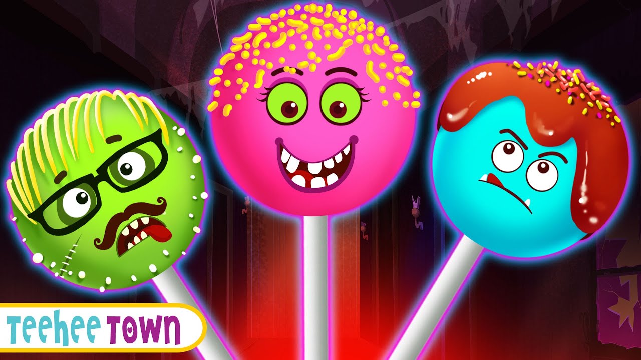 Midnight Magic Part 3 - Spooky Cake Pops - Scary Skeletons Songs ...