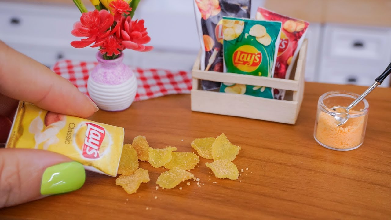 Idea Crispy Miniature LAYs Potato Chips Recipe - ASMR Cooking Mini Food ...
