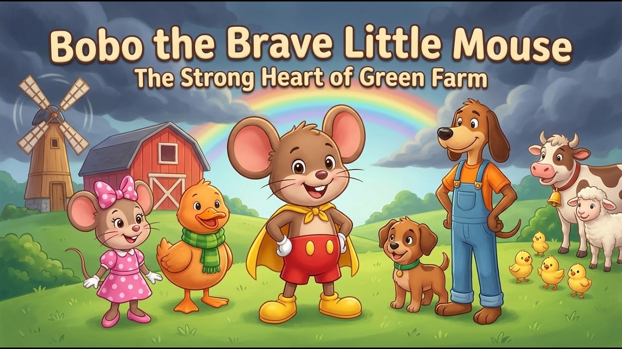Bobo the Brave Little Mouse 🐭 | Epic Mickey-Style Farm Adventure for ...