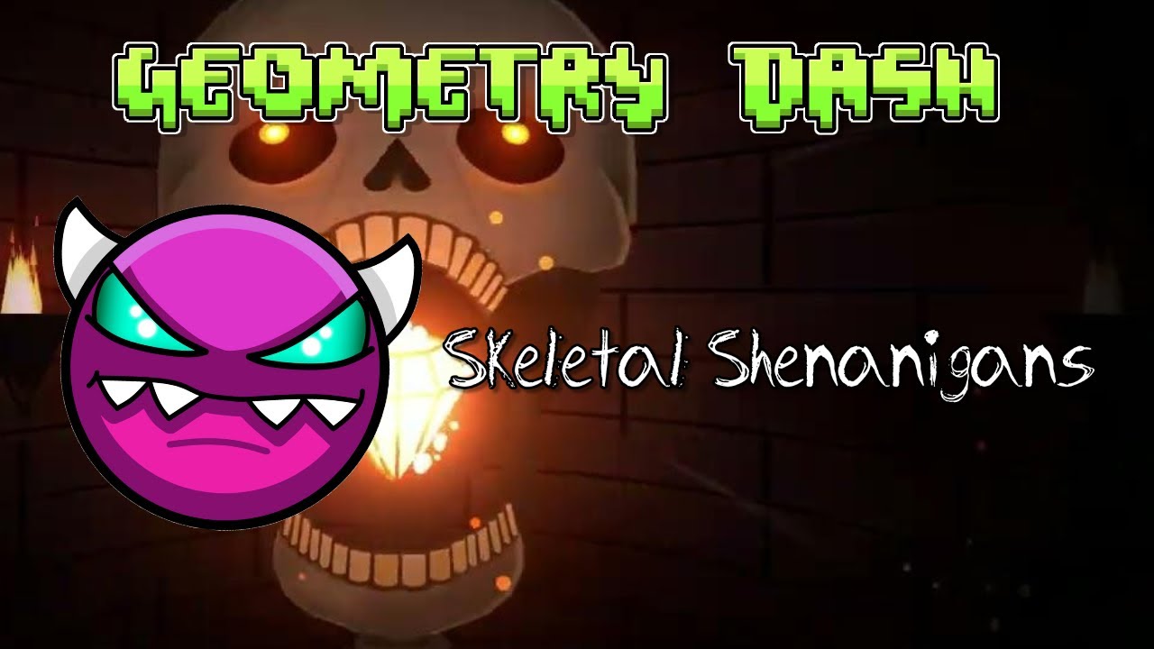 (Geometry Dash) Прохожу Skeletal Shenanigans - YouTube