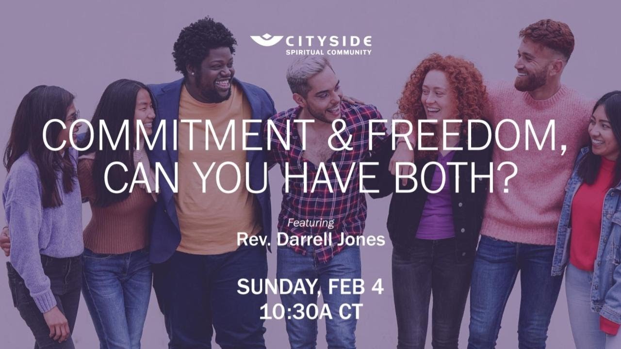Commitment & Freedom, Can You Have Both? - Rev. Darrell Jones - YouTube