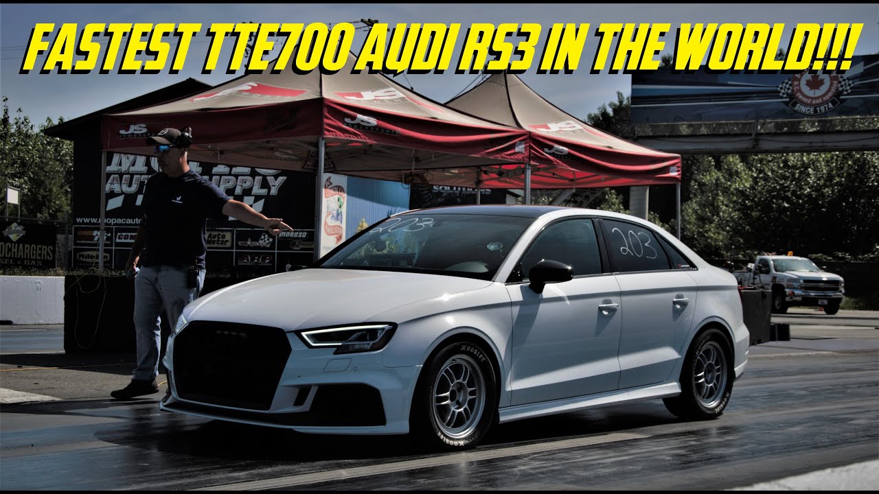 FASTEST TTE700 AUDI RS3 IN THE WORLD!!! - YouTube