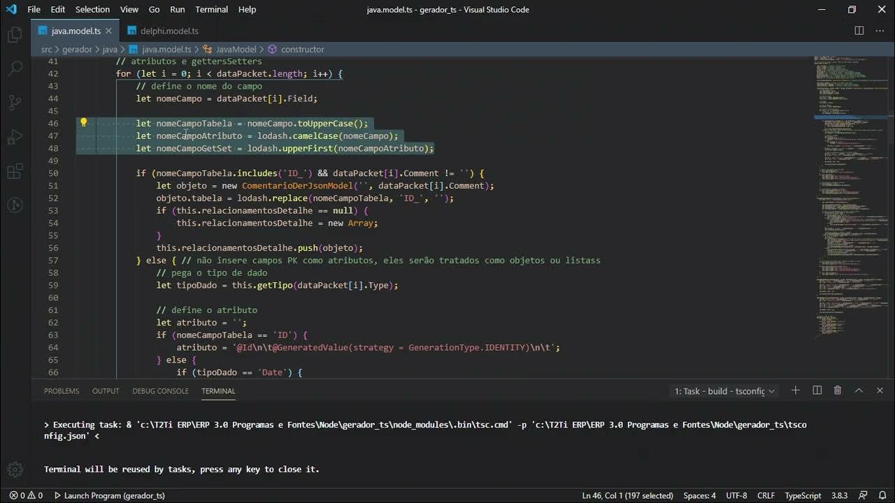 Gerador de Código - Java Model - YouTube