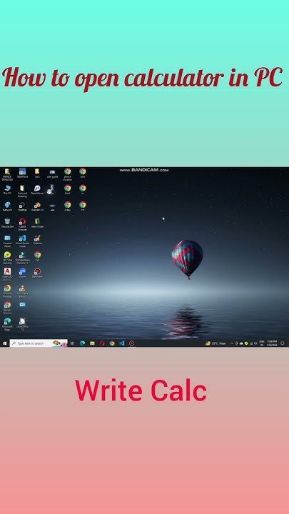 How to open calculator in PC 💯🔥#shot #trending #viral #ytshort - YouTube