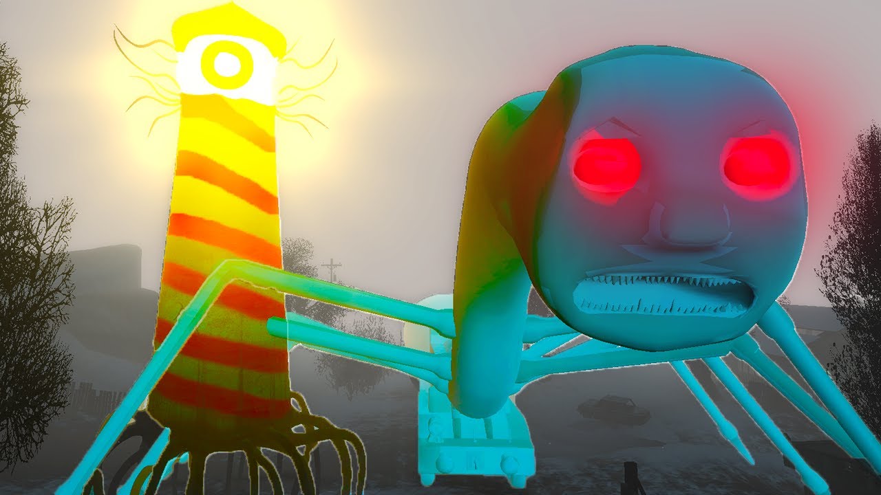 DIAMOND SCARY THOMAS vs LIGHT HOUSE MONSTER - YouTube