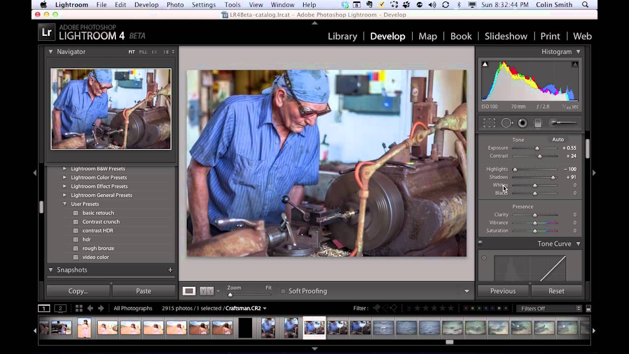 Lightroom 4 -- Image Processing adjusting photos - YouTube