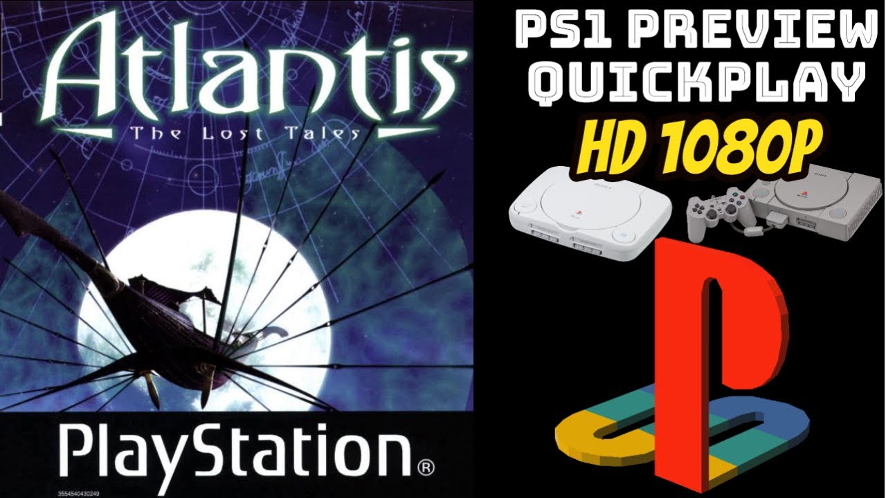 [PREVIEW] PS1 - Atlantis: The Lost Tales (HD, 60FPS) - YouTube