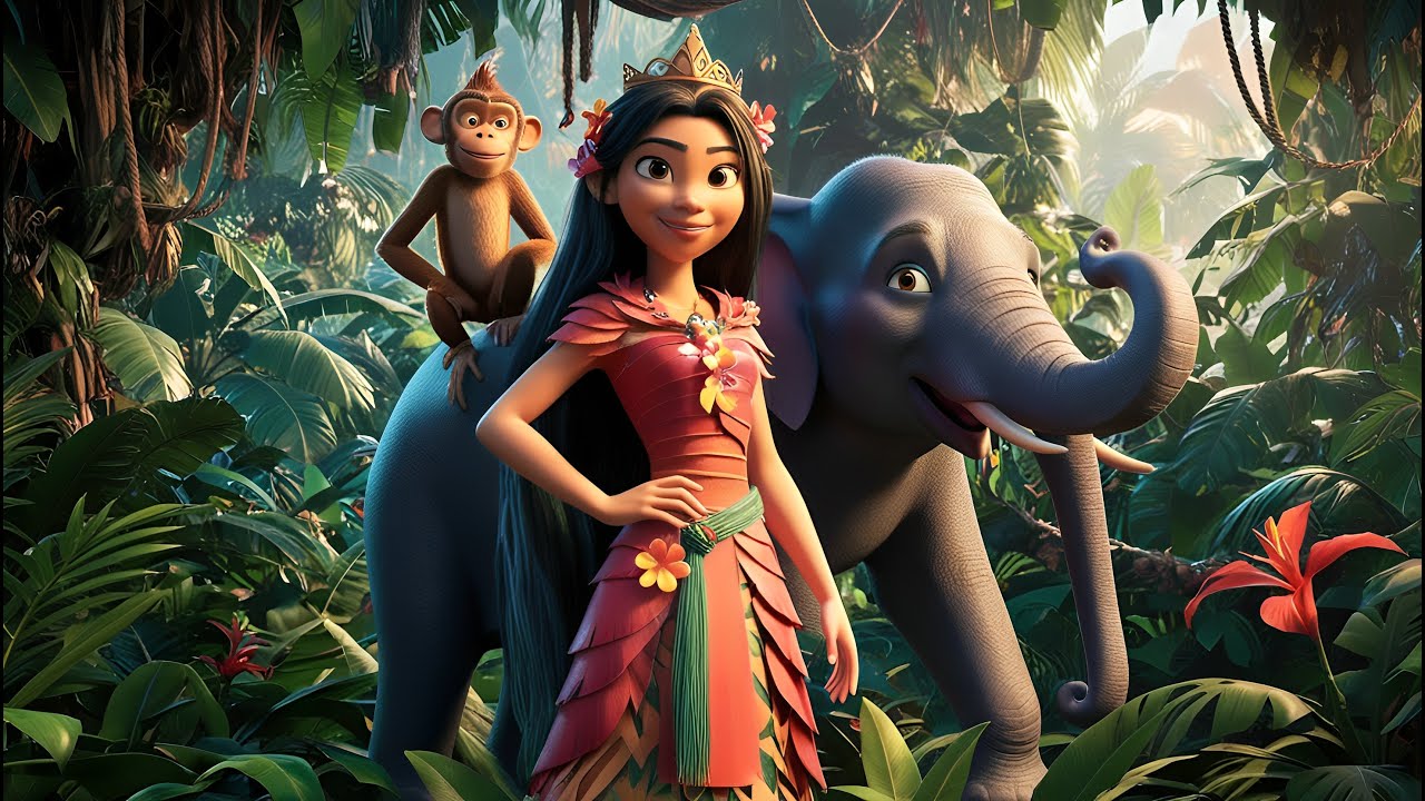 Jungle Princess - A Magical Adventure for Kids | Kids Animated Videos ...