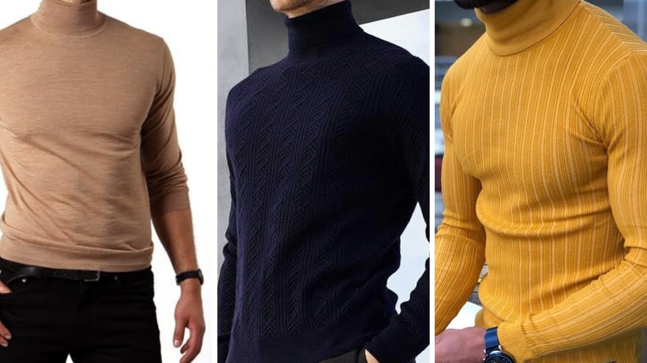 Neckline Elegance: Trendy Turtle Neck Ensembles for Men - YouTube