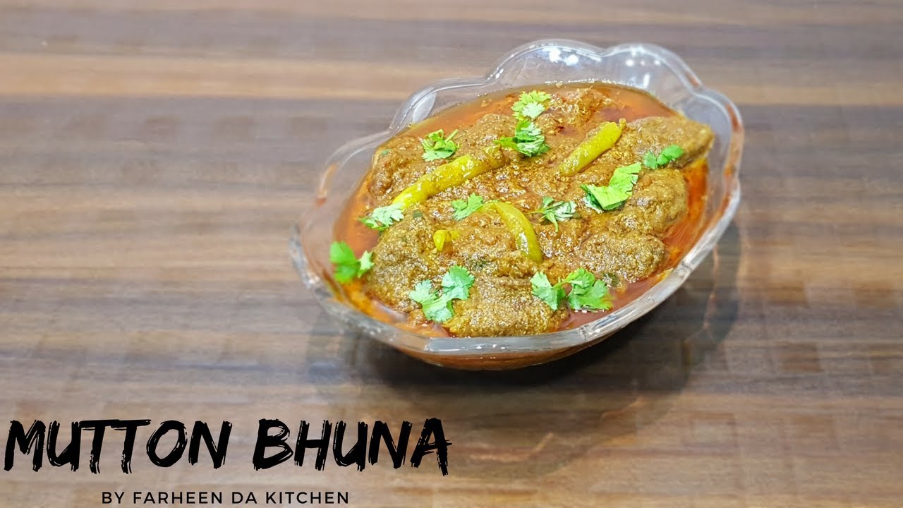 Mutton Bhuna Recipe | How to make Mutton Bhuna | Bhuna Gosht - YouTube