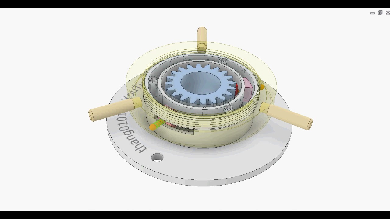 Clamp for gears on PCD - YouTube