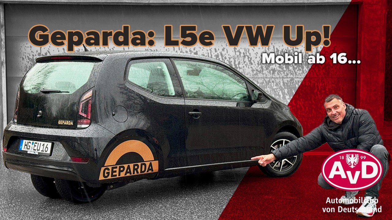 Geparda: Autofahren ab 16 - Der entschärfte VW up! macht es möglich ...
