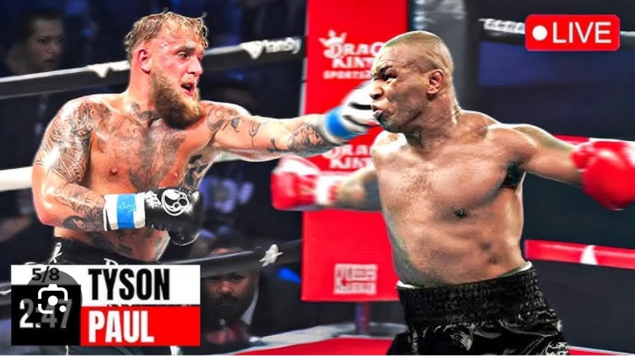 MIKE TYSON VS JAKE PAUL LIVESTREAM PLAY BY PLAY REACTIONS. - YouTube