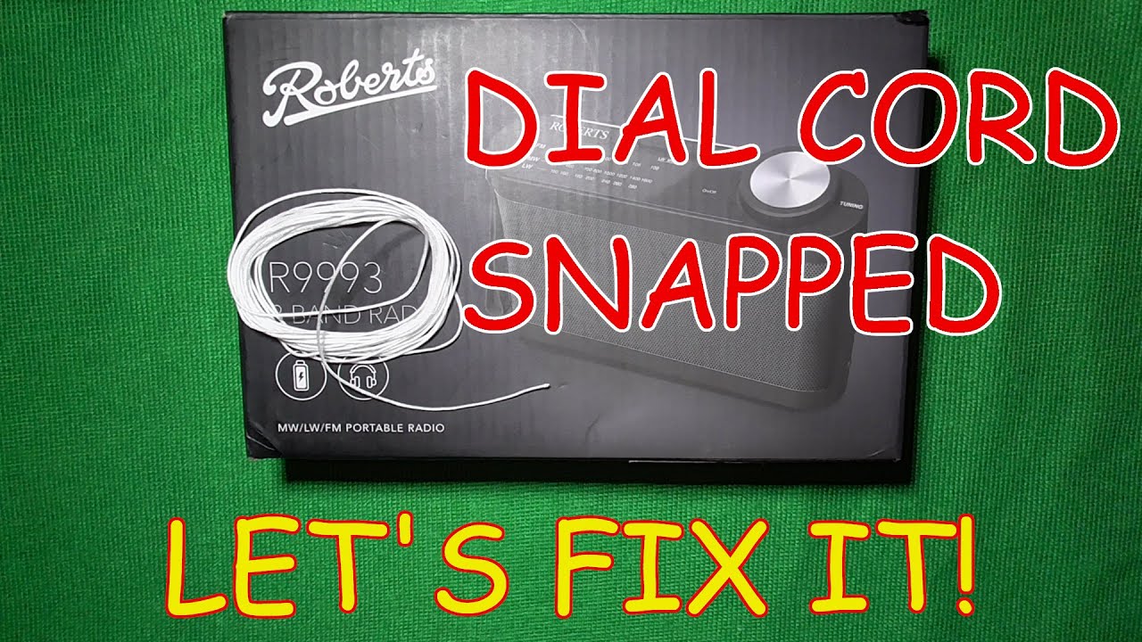 Argos returns - How to replace the Dial Cord on a Roberts radio model ...