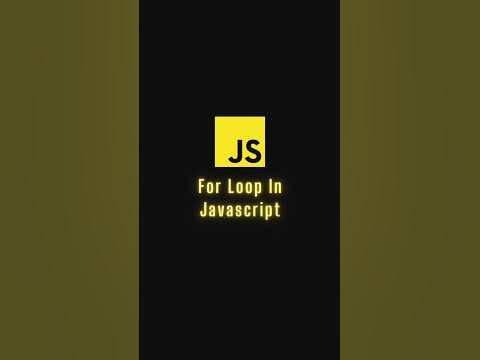 For loop in javascript 👨‍💻 #javascript #javascripttutorials #webdevelopment - YouTube