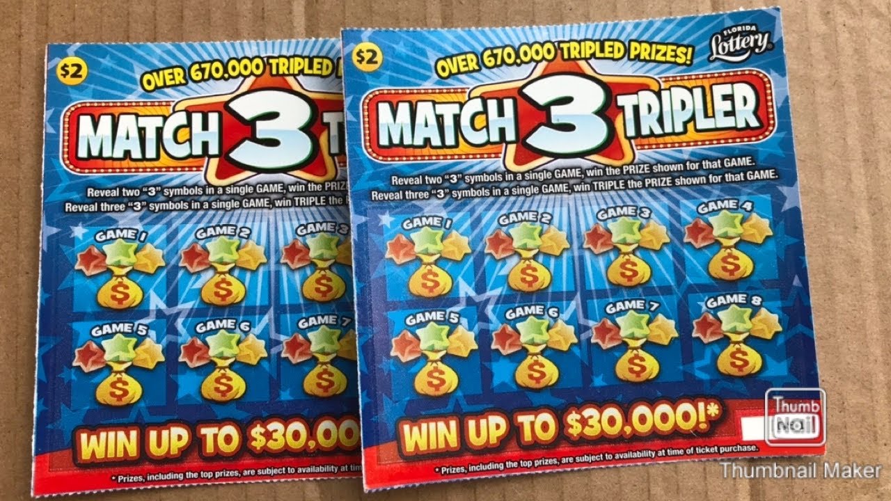 Match 3 Tripler Scratch Off - YouTube