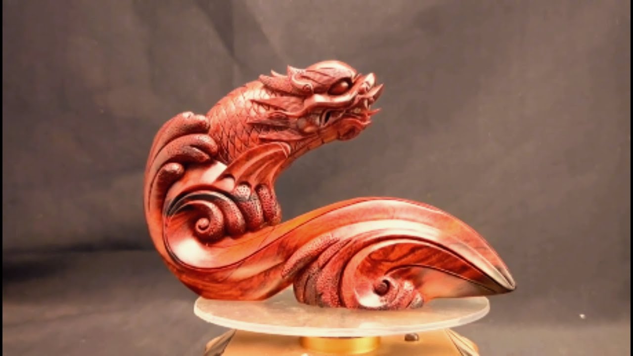 Wood Work - Dragon Paperweight - YouTube