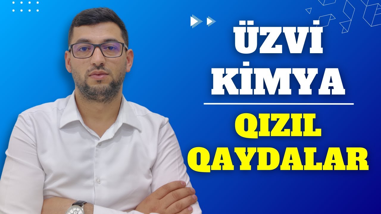️ ️👉Üzvi kimya Qızıl Qaydalar! (Monohalogenli törəmələrdən alınan üzvi ...