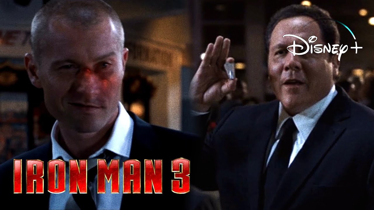 Iron-Man 3 | Happy Punches Eric Savin Scene | Disney+ [2013] - YouTube