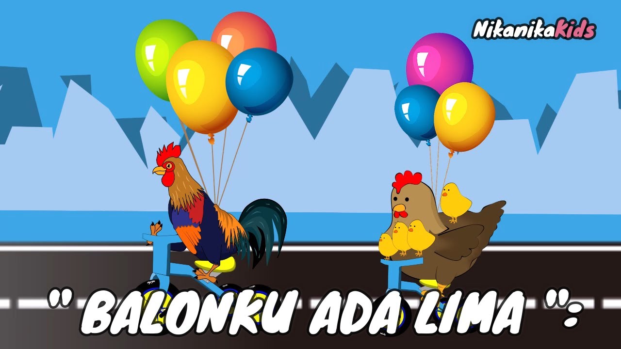 Balonku ada lima - Lagu anak populer indonesia - YouTube