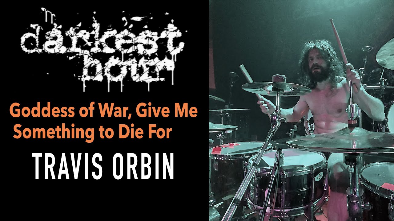 Travis Orbin - Darkest Hour - Goddess Of War, Give Me Something To Die For - Live Drum Cam - YouTube