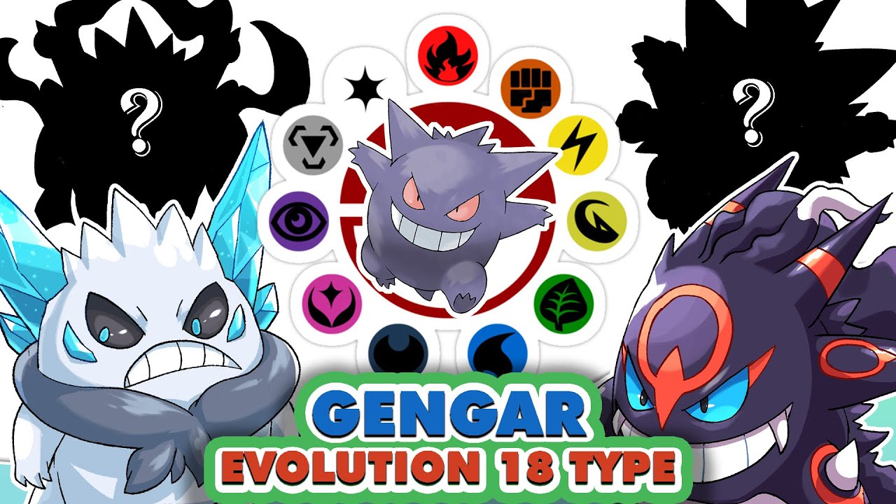 18 Types Gengar - Pokemon Type Swap 2023 Part 4 - YouTube