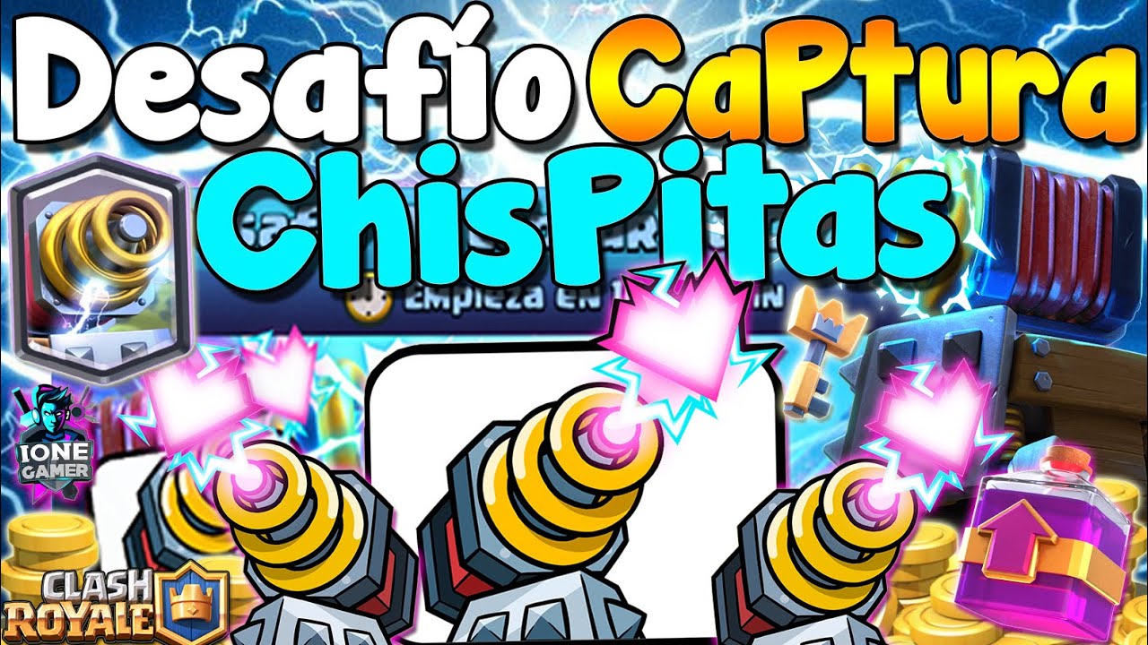 DESAFÍO DE CAPTURA A CHISPITAS ⚡ EL MEJOR MAZO EMOTE GRATIS FÁCIL 🔥 ...
