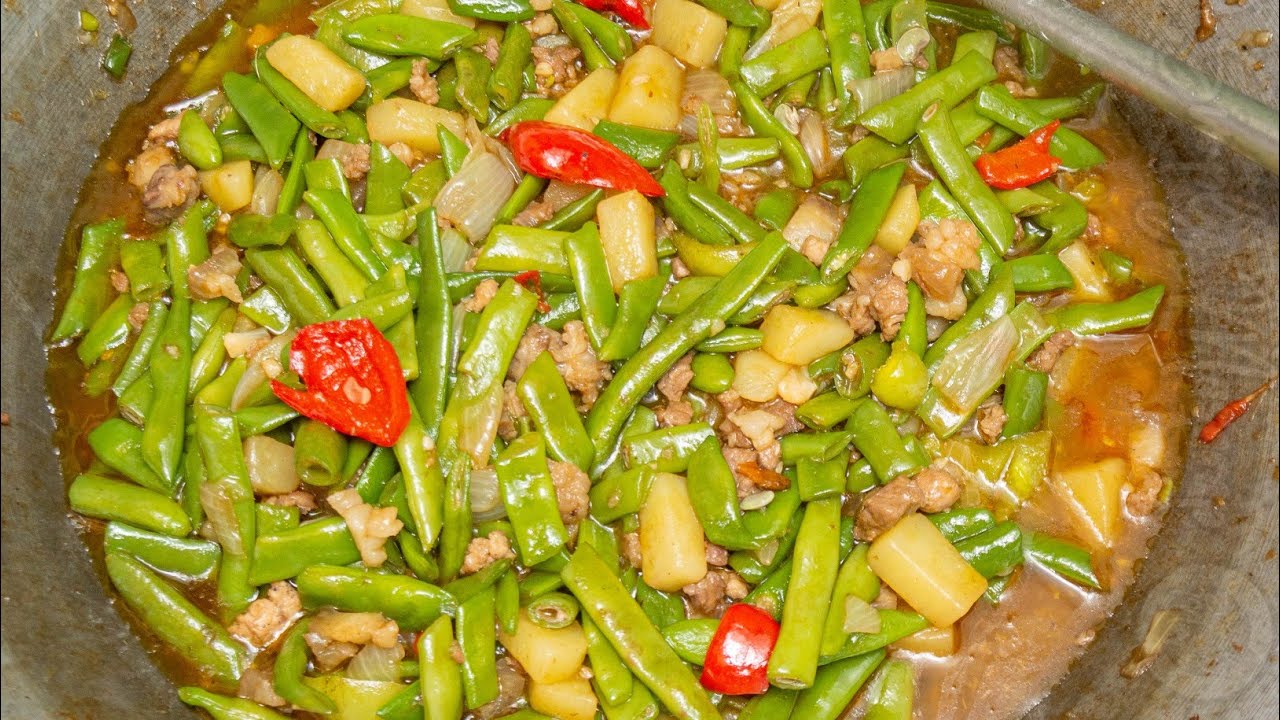 Ginisang Baguio Beans🌱 (Sauteed Green beans and Potatoes) - YouTube