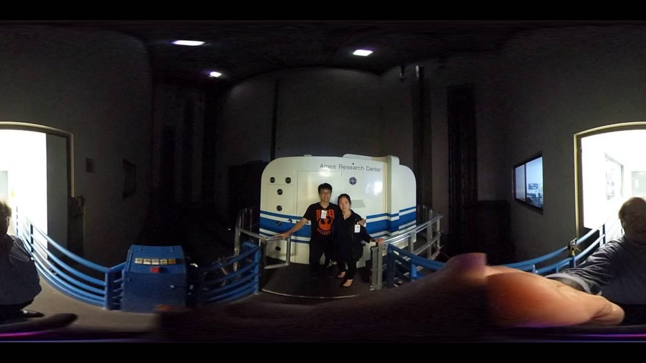 Michelle & Philip at NASA's Vertical Motion SImulator - YouTube