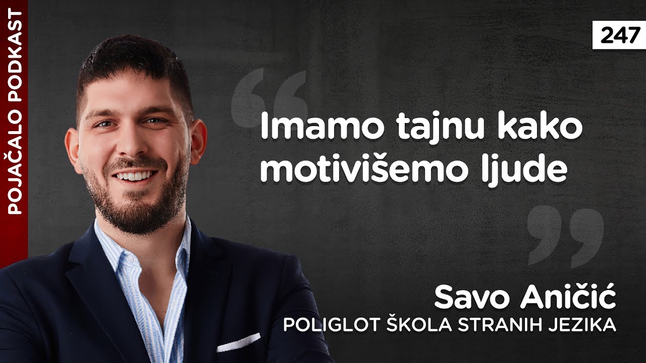 Savo Aničić - Imamo tajnu kako motivišemo ljude - YouTube