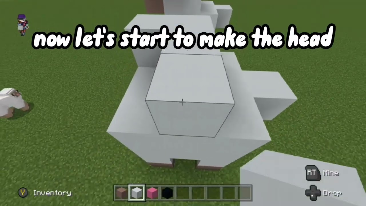 Minecraft Sheep Statue Tutorial - YouTube