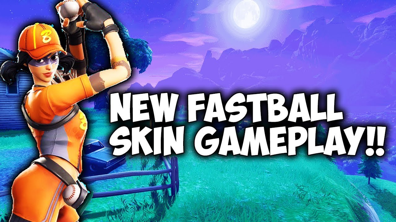 New Fastball Skin Gameplay In Fortnite Battle Royale Youtube