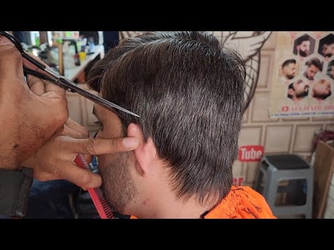 Men's haircut Tutorials Scissors ️ Most short hair Transformation Man ...