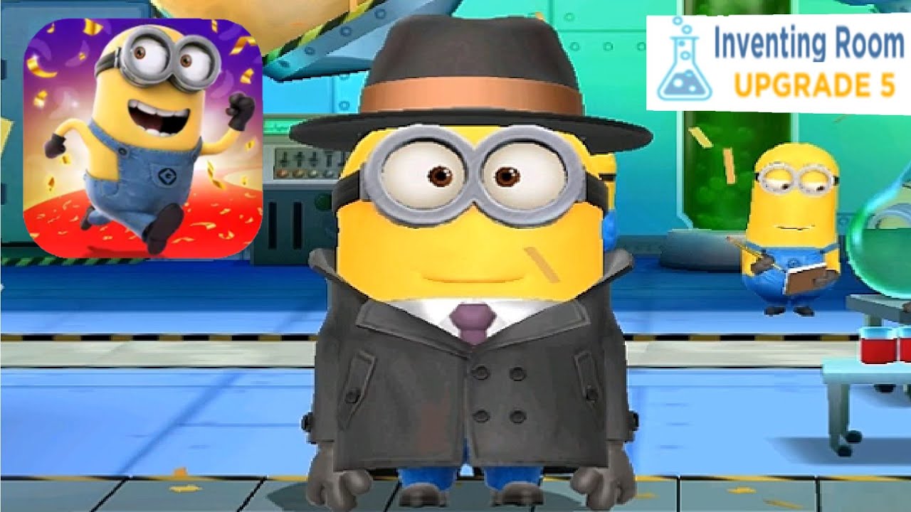 Minion Rush Spy Costume rare minion Inventing room funny android / ios ...