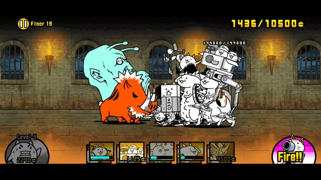 Battle Cats Floor 19 - Heavenly Tower Stage 19 - YouTube