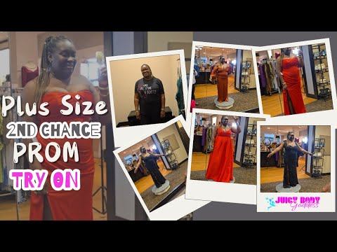 2nd Chance Prom Try On - Plus Size Formal with Juicy Body Goddess - YouTube