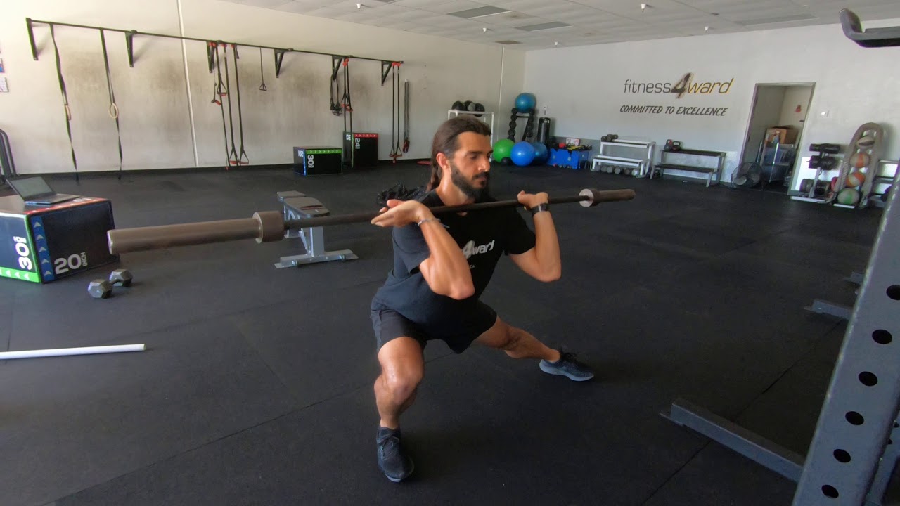 BB Front Side Lunge - YouTube