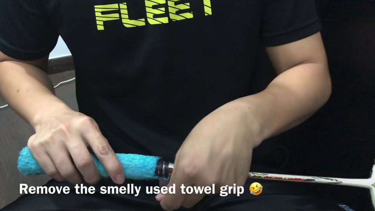 Tutorial: Towel Grip for Badminton - YouTube