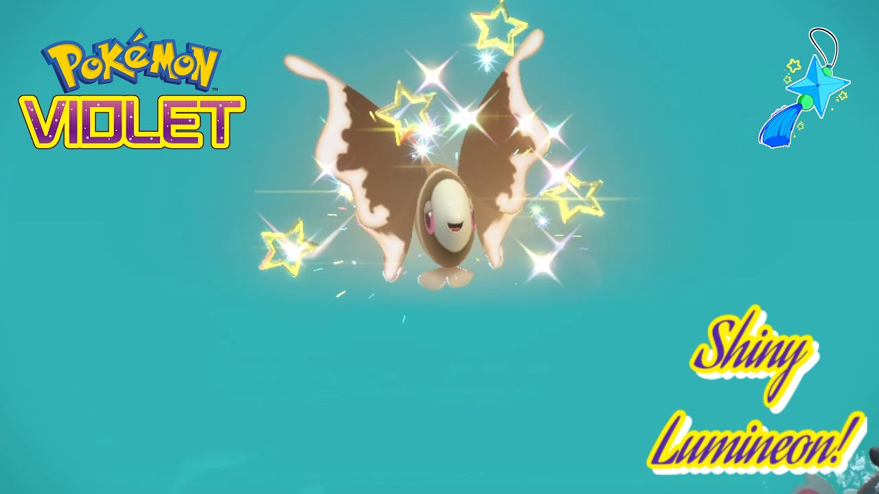 Pokémon Violet: SHINY LUMINEON VIA WATER SANDWICH BOOST! - YouTube