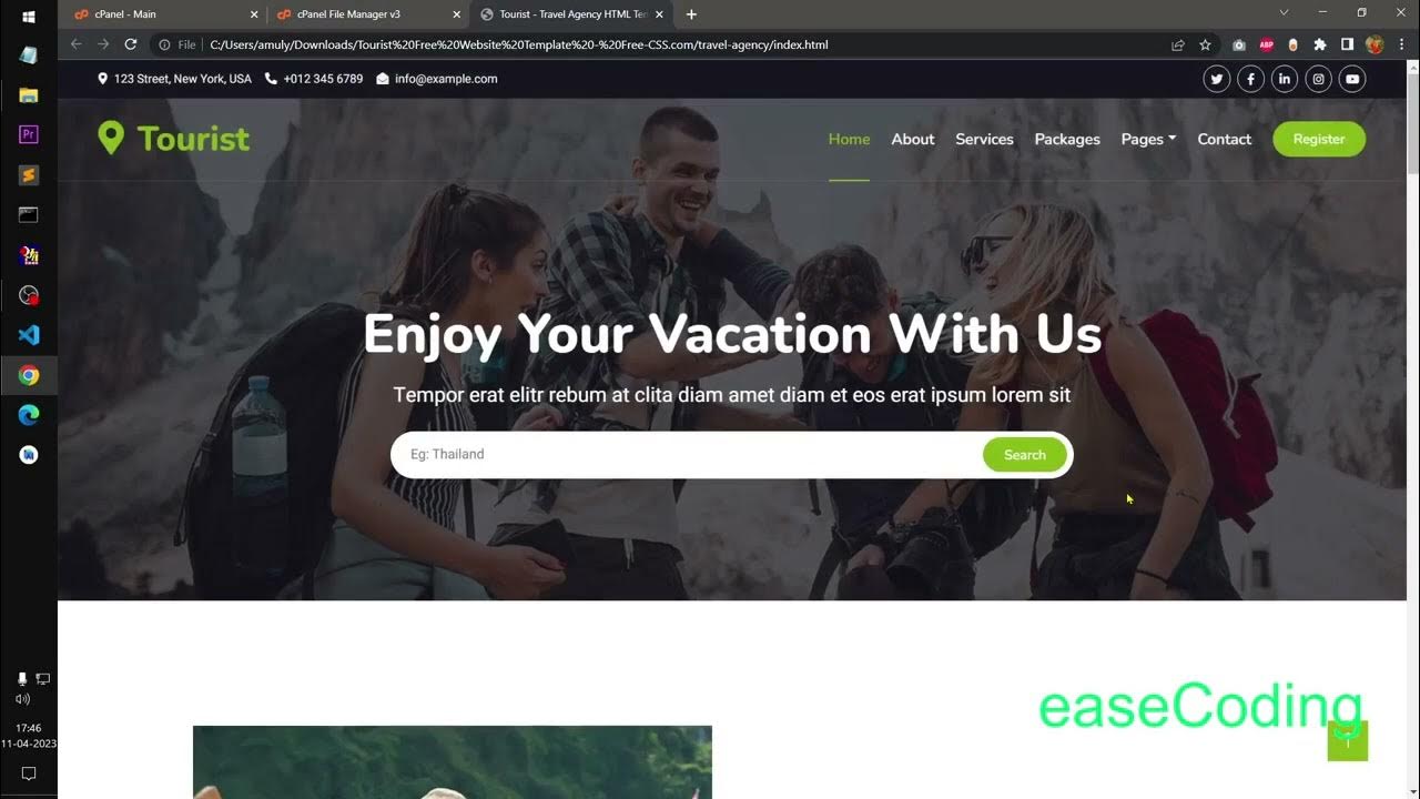 How to upload html site to cpanel server - YouTube