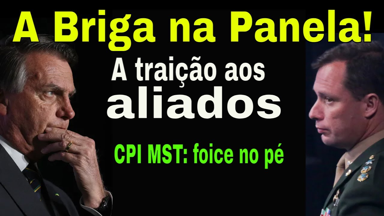 BOLSONARO E CID: BRIGA NA PANELA! CPI MST: É FOICE NO PÉ? BOLSONARISTA ...