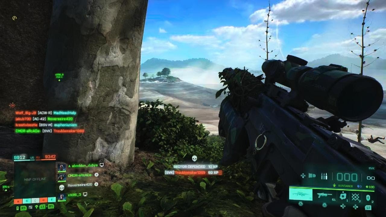 CMDR aRcADe Plays Battlefield 2042 (PS4) Highlight - Sniping a wing ...