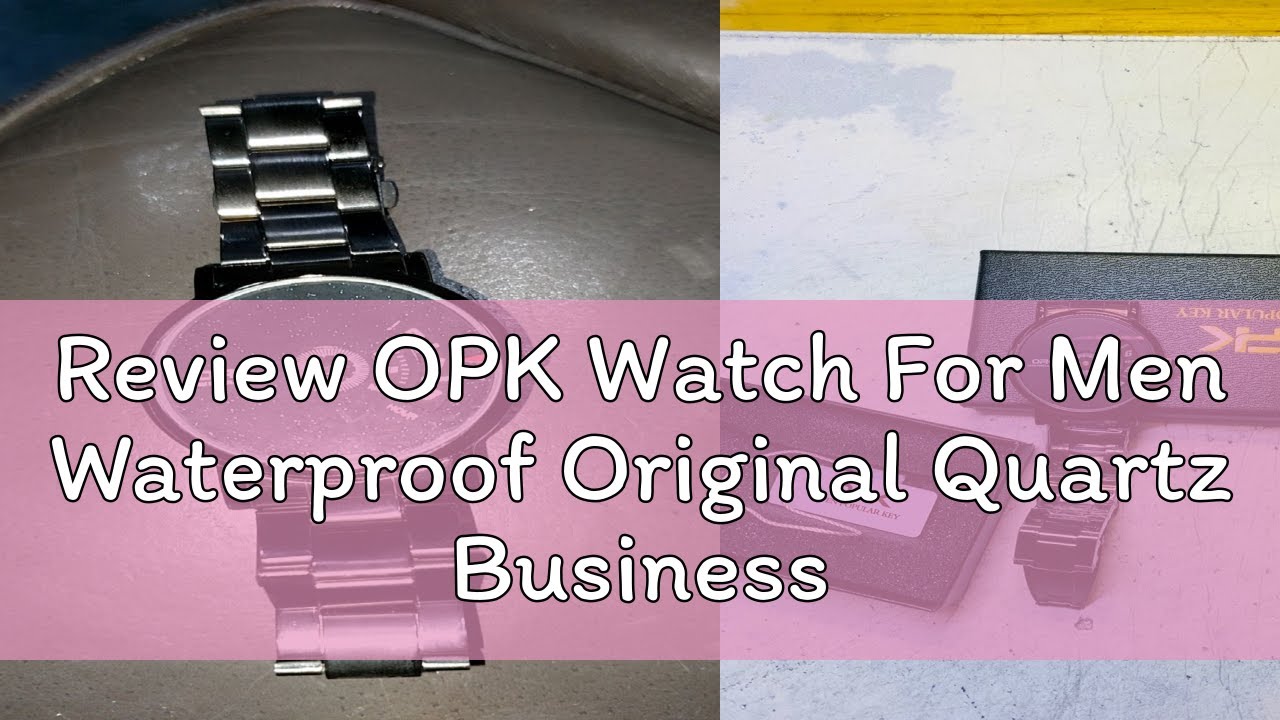 Review OPK Watch For Men Waterproof Original Quartz Business Black ...