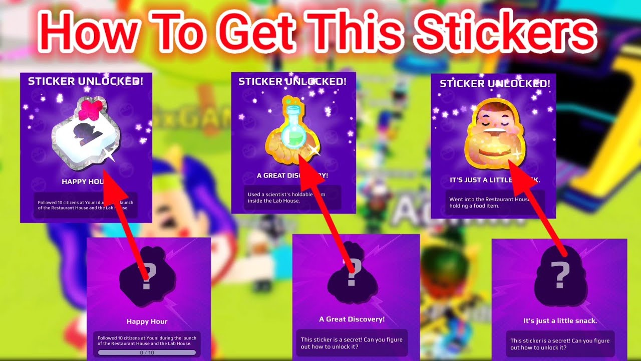 PK XD How to Get This Stickers Happy hour - A great Discovery - It's ...