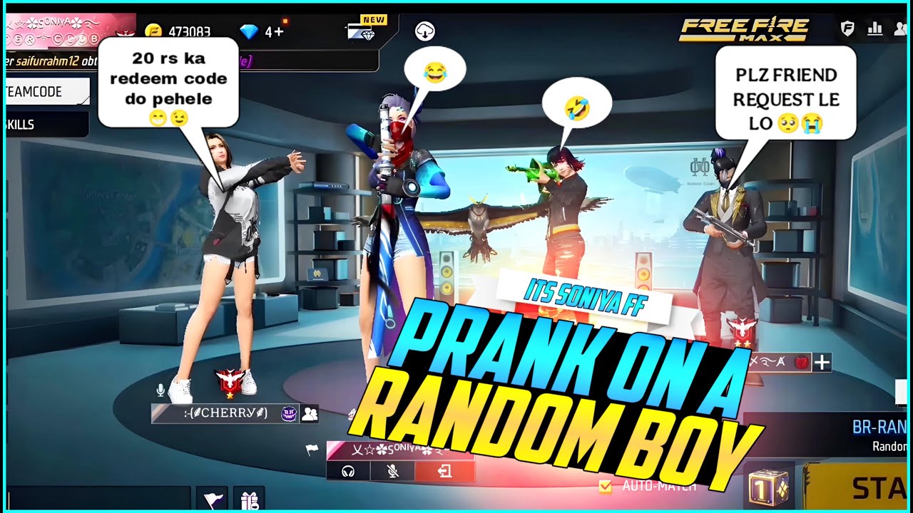 20 RS KA REDEEM CODE DO 😅 PRANK ON A RANDOM BOY 😂#freefire #prank # ...