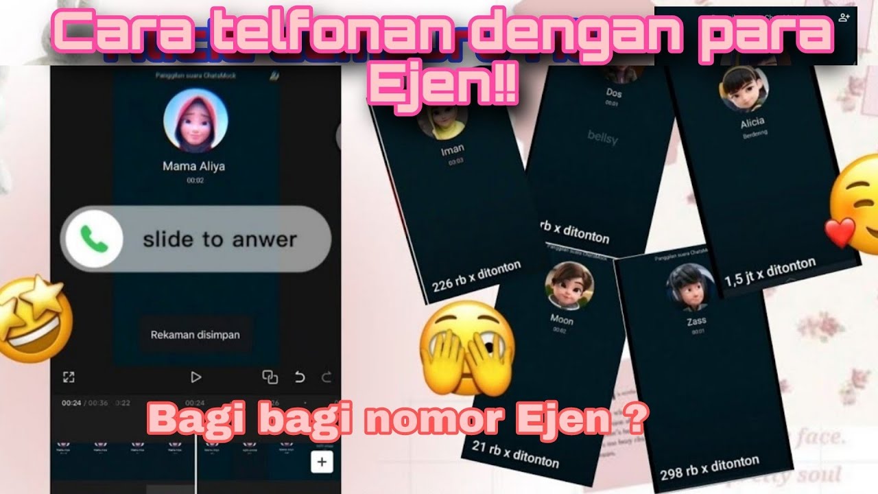 Cara telfonan dengan Ejen? bagi bagi nomor Ejen?? - YouTube