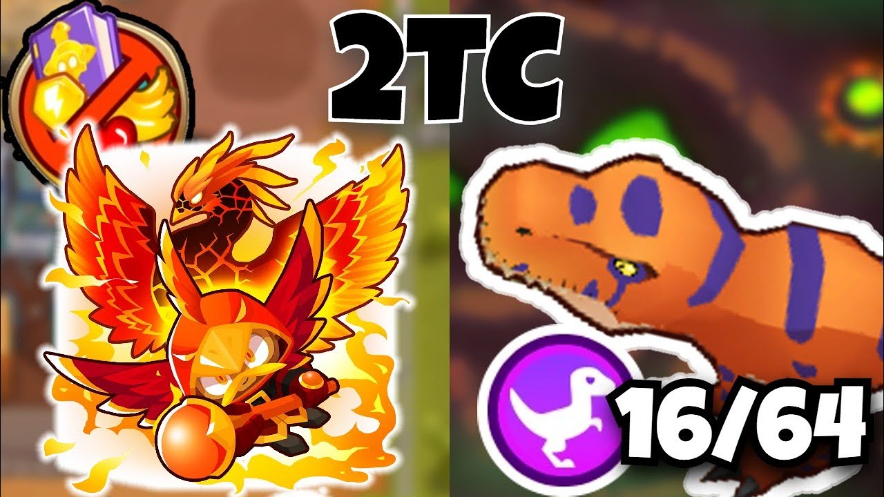 Wizard Lord Phoenix + T-Rex 2 Towers Chimps by Extreminator418 | BTD6 ...