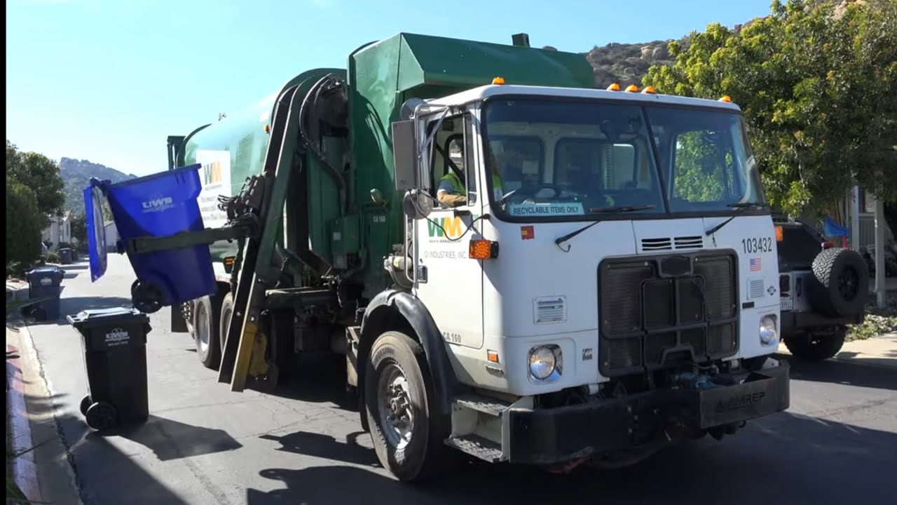 Waste Management WX Amrep on Recycling - YouTube